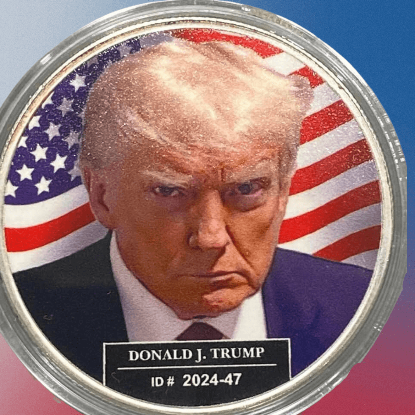Don't Tread on Trump Colorized 1 oz Silver Round - Limited Edition ...
